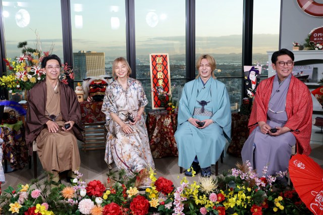 山口智子＆松田元太、晴れ着で書き初め披露 意外すぎる新年の抱負で盛り上がる｜エンタメニュース｜TNC